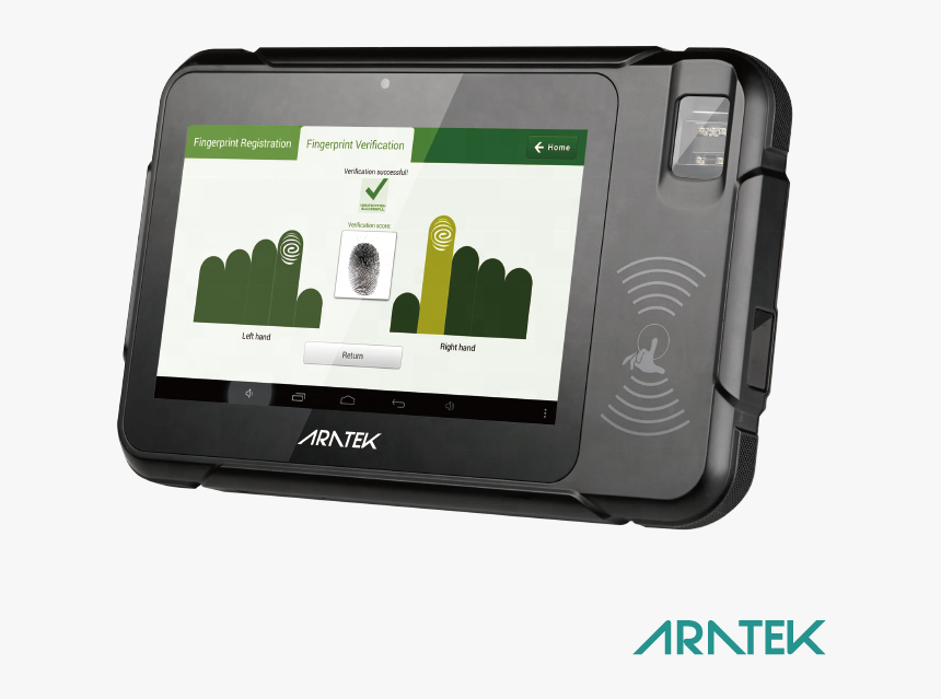 Portable Tablet With Barcode Reader Fingerprint Scanner - Tablet ...