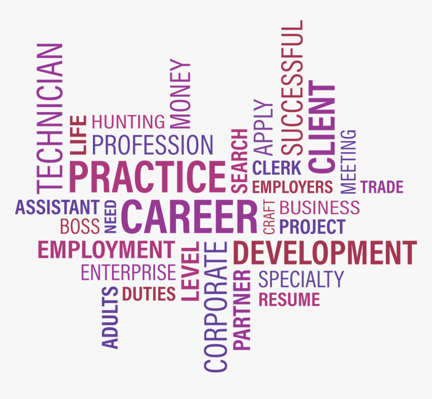 Career Word Cloud Png, Transparent Png , Transparent Png Image - PNGitem
