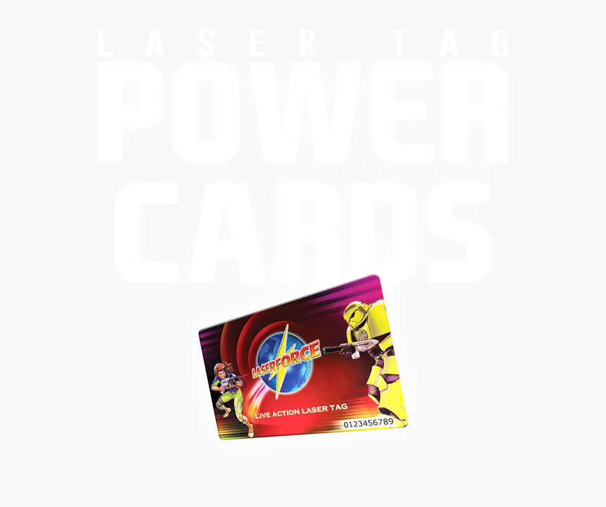 Game-changing Laser Tag - Laser Force Power Card, HD Png Download ...
