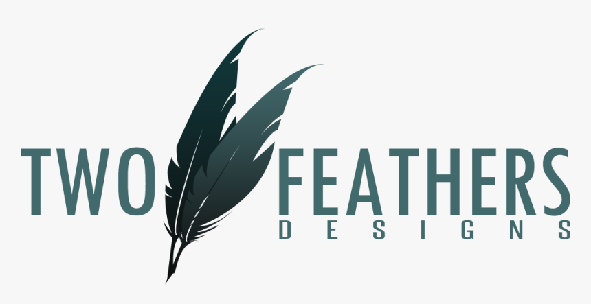 Transparent Feather Arrow Png - Two Feathers Design, Png Download ...
