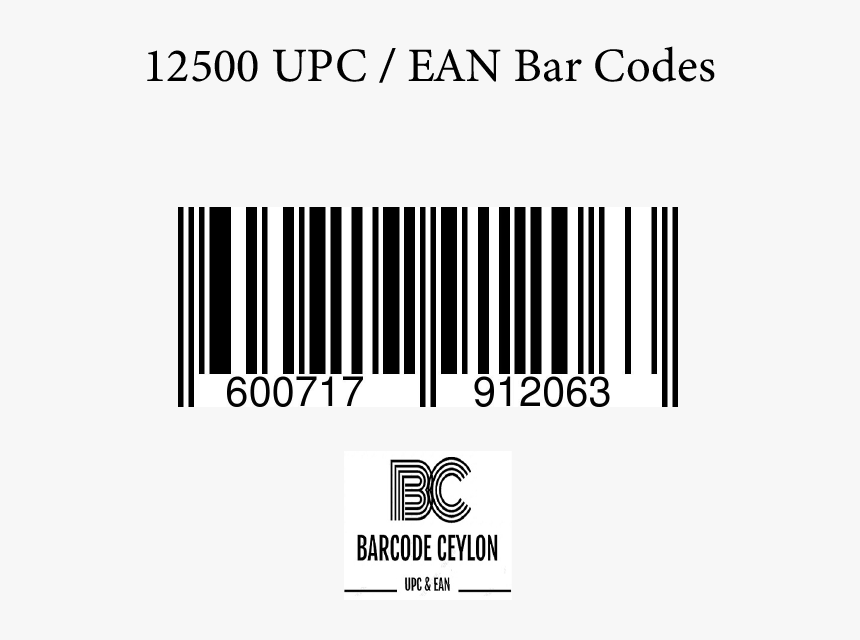 Image Of 12500 Upc / Ean Bar Codes - Pattern, HD Png Download ...