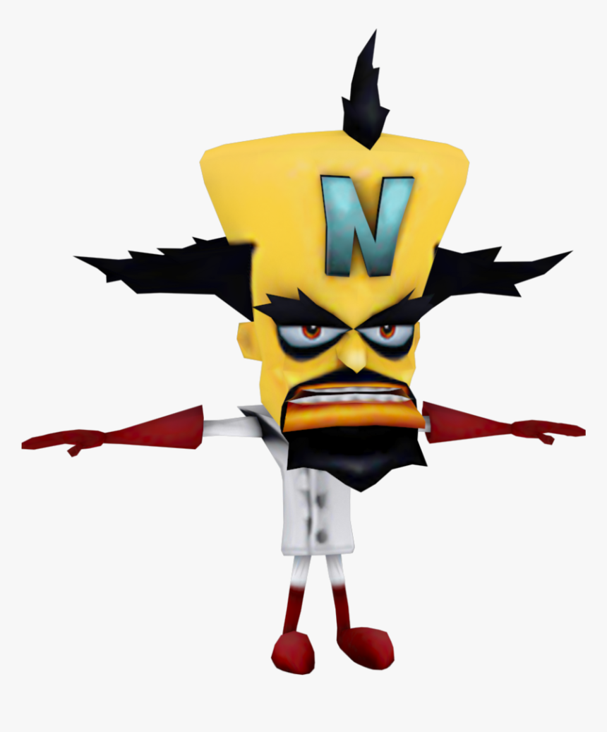 Cortex Model By Crasharki - Crash Nitro Kart Cortex, HD Png Download ...