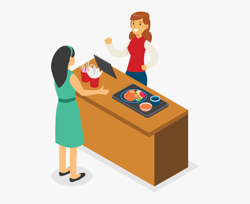 Clipart Restaurant Restaurant Counter, HD Png Download , Transparent ...