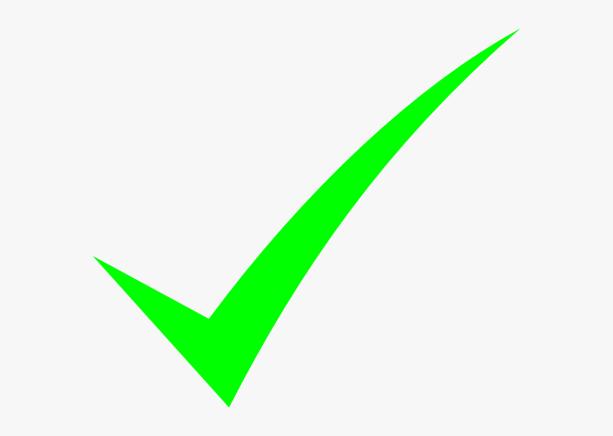 Bright Green Check Mark, HD Png Download , Transparent Png Image - PNGitem