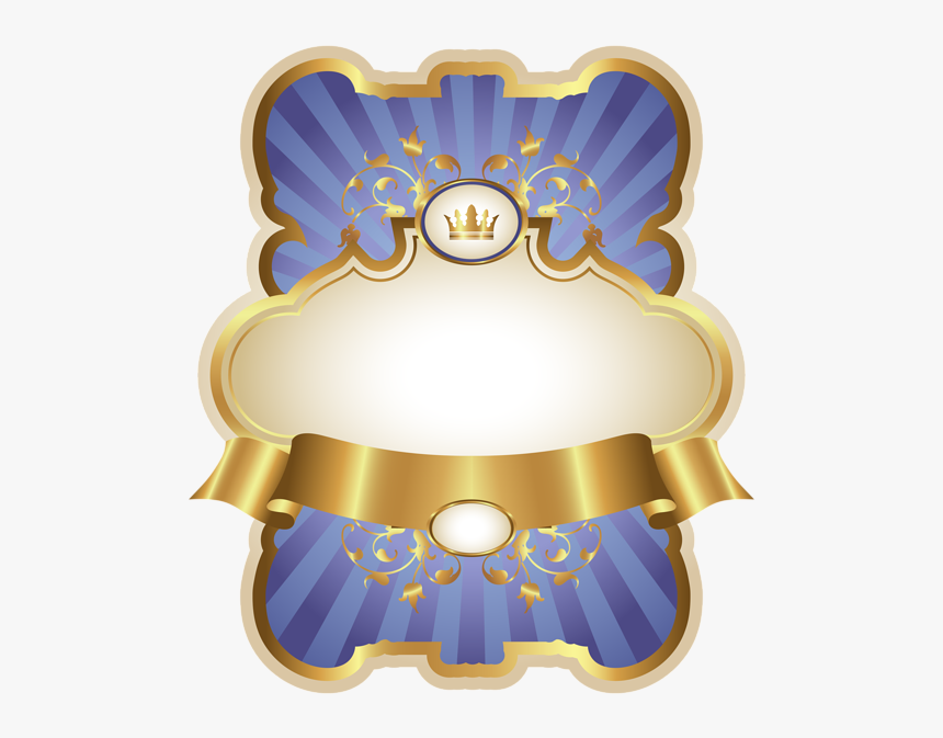 Gold And Blue Labels, HD Png Download , Transparent Png Image - PNGitem