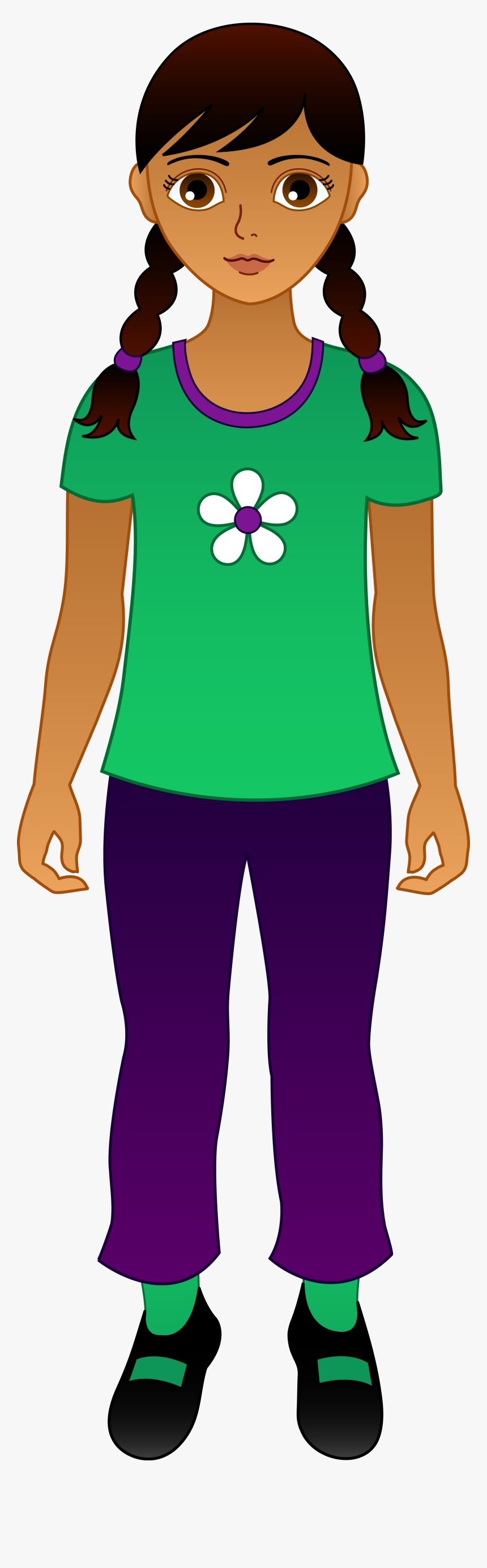 Mexican Girl Picture - Hispanic Girl Clipart, HD Png Download ...