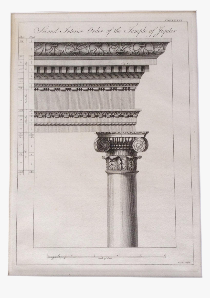 Ruins Drawing Arch - Column, HD Png Download , Transparent Png Image ...