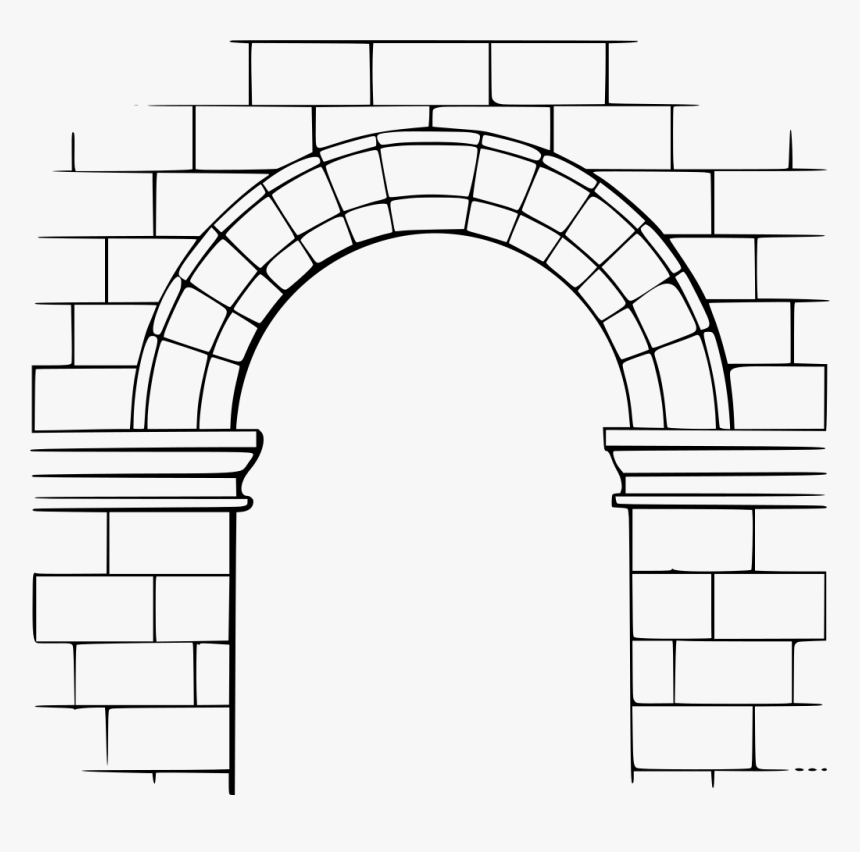Clip Art Collection Of Free Arched - Arch Clipart, HD Png Download ...