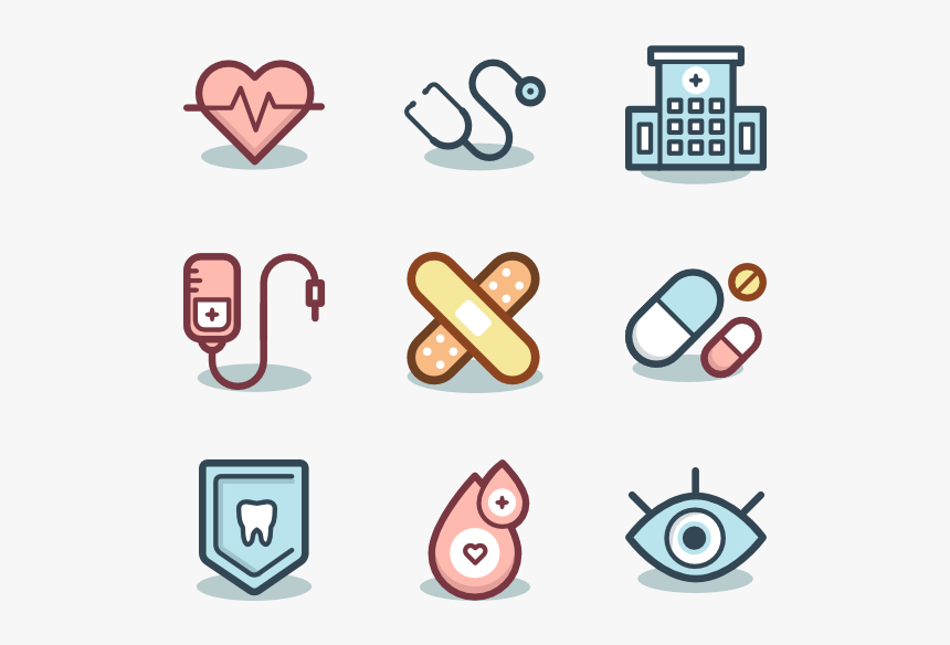 Essential Set - Healing Icons, HD Png Download , Transparent Png Image ...