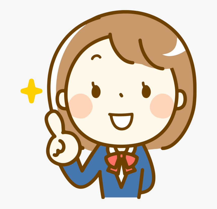 Emotion,art,happiness - Thinking Girl Clipart Png, Transparent Png ...