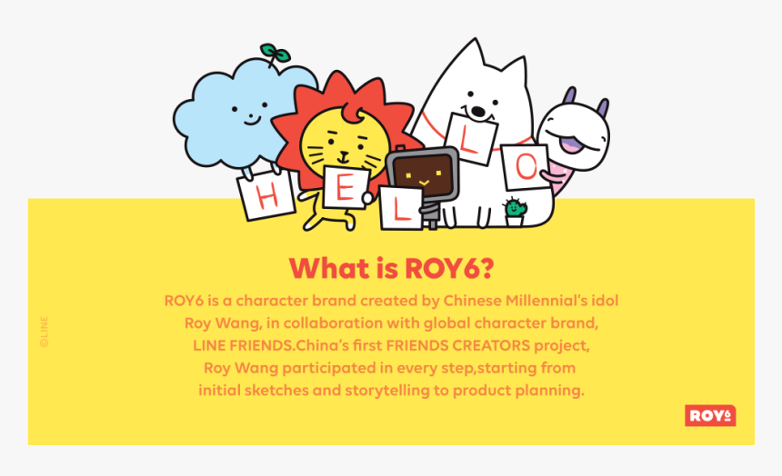 Roy6 Line Friends - Cartoon, HD Png Download , Transparent Png Image ...