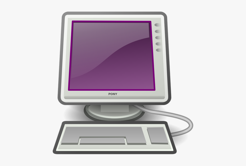 Pony Desktop Computer Vector Image - Royalty Free Computer Clip Art, HD ...