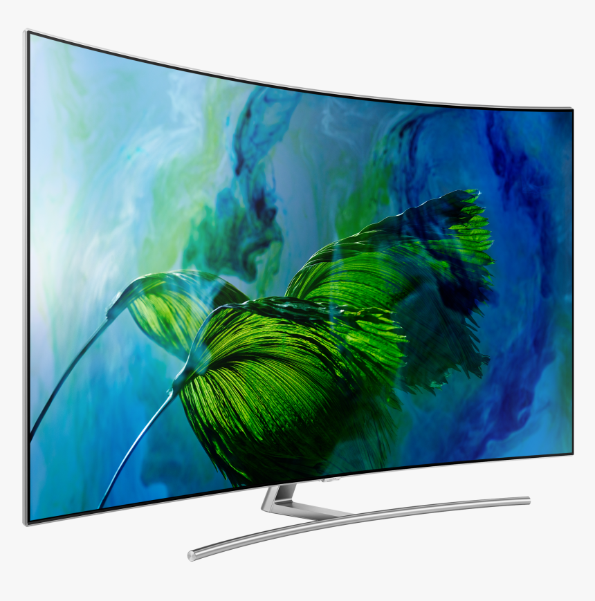 Samsung Qled 75 Curved, HD Png Download , Transparent Png Image - PNGitem