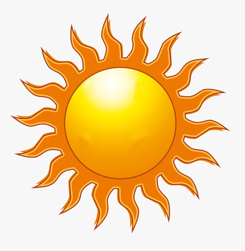Kid With A Sun Logo Clipart