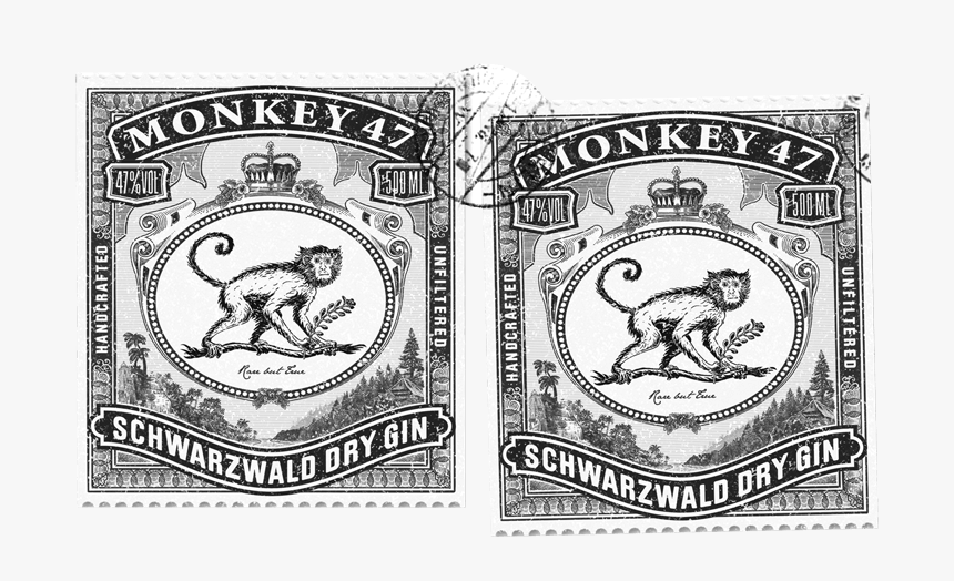 Monkey 47 Gin Logo, HD Png Download , Transparent Png Image - PNGitem