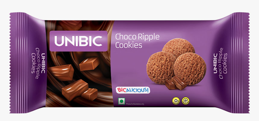 Nutty Unibic Modak - Unibic Choco Ripple Cookies, HD Png Download ...