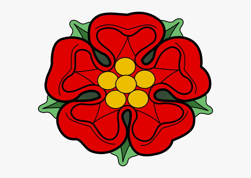 Heraldry Flower Svg Clip Arts - Heraldic Rose, HD Png Download ...
