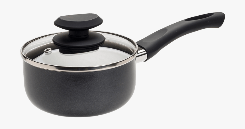 Black Pot With Glass Lid - Lid, HD Png Download , Transparent Png Image ...