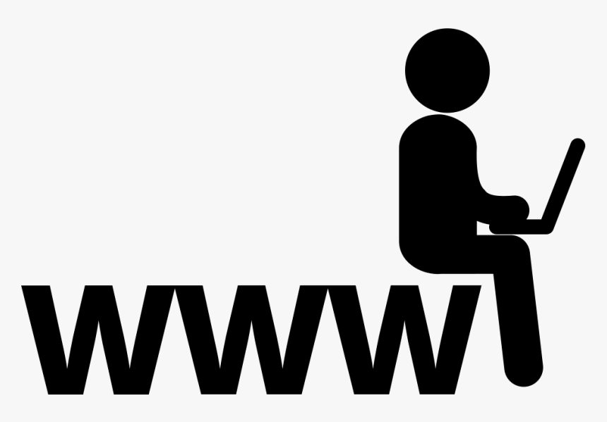 Internet Like A Bridge Concept For A Man Sitting With - Black Man With ...