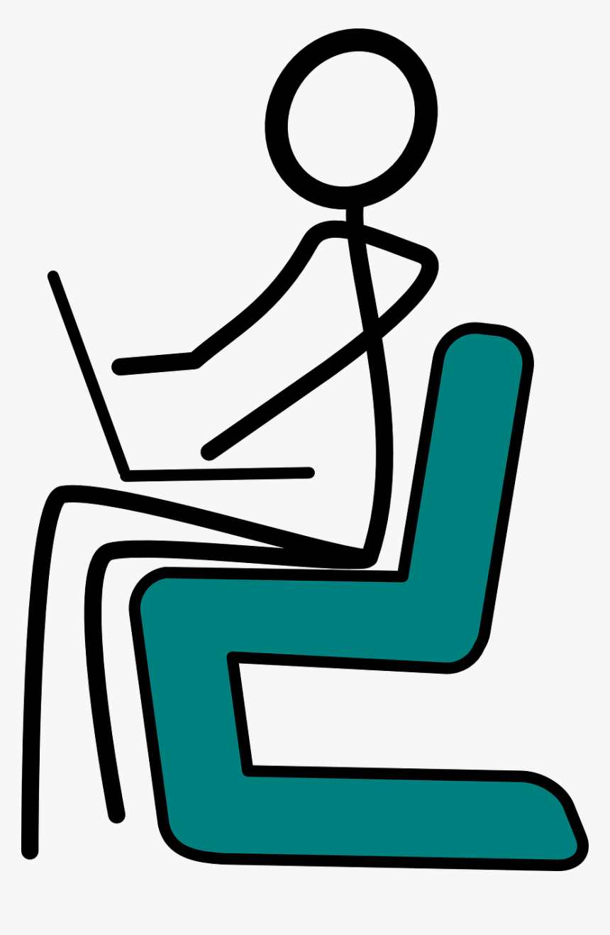 Stick Figure Sitting Down, HD Png Download , Transparent Png Image ...