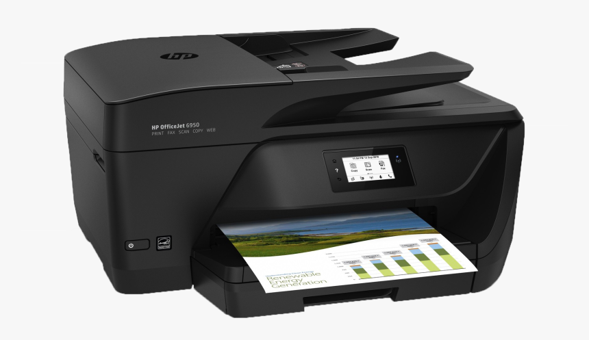 Printer Png Image Download - Hp Officejet Pro 6950, Transparent Png ...