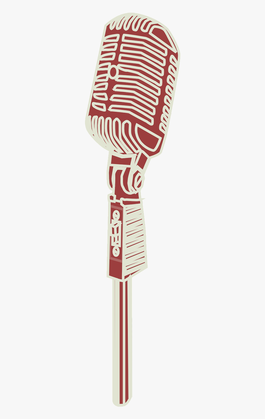 Vintage Microphone Clipart Png, Transparent Png , Transparent Png Image ...