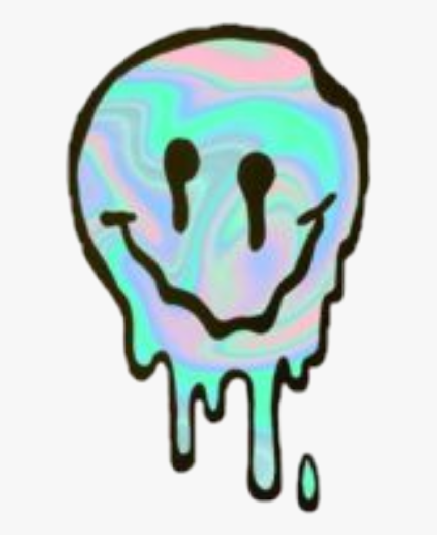 Sad Depressed Source - Melting Smiley Face Png, Transparent Png ...