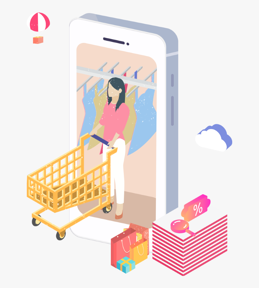 Mobile Shoping Png - Illustration, Transparent Png , Transparent Png ...
