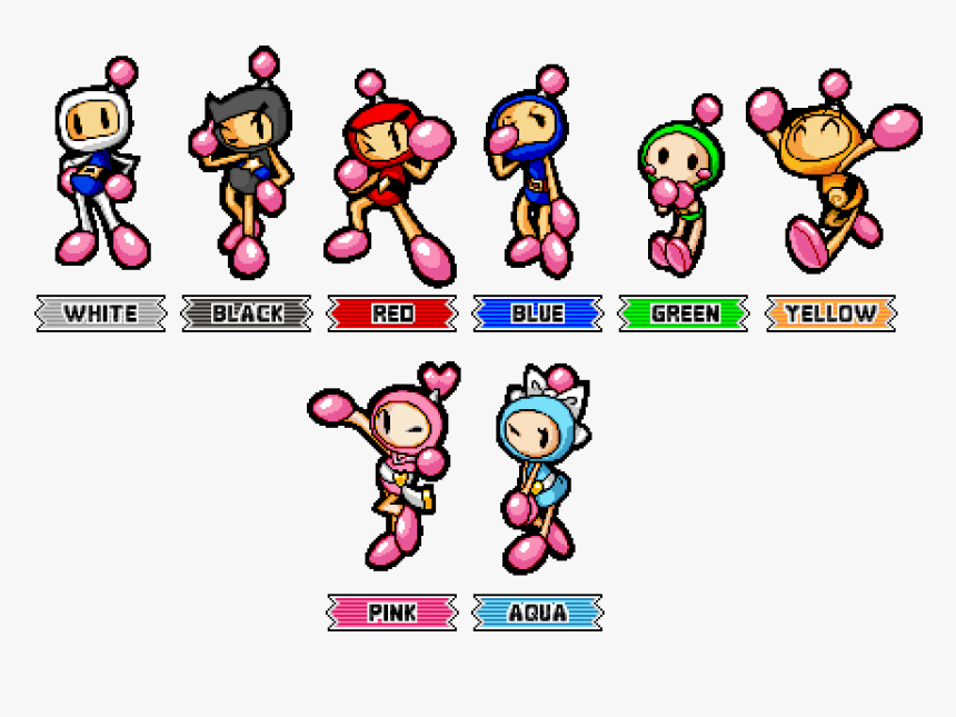 Pixel Bomberman R Sa3 Character Select Style By Caitlinthestargirl ...