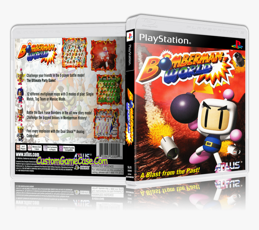 Sony Playstation 1 Psx Ps1 - Bomberman World Ps1, HD Png Download ...
