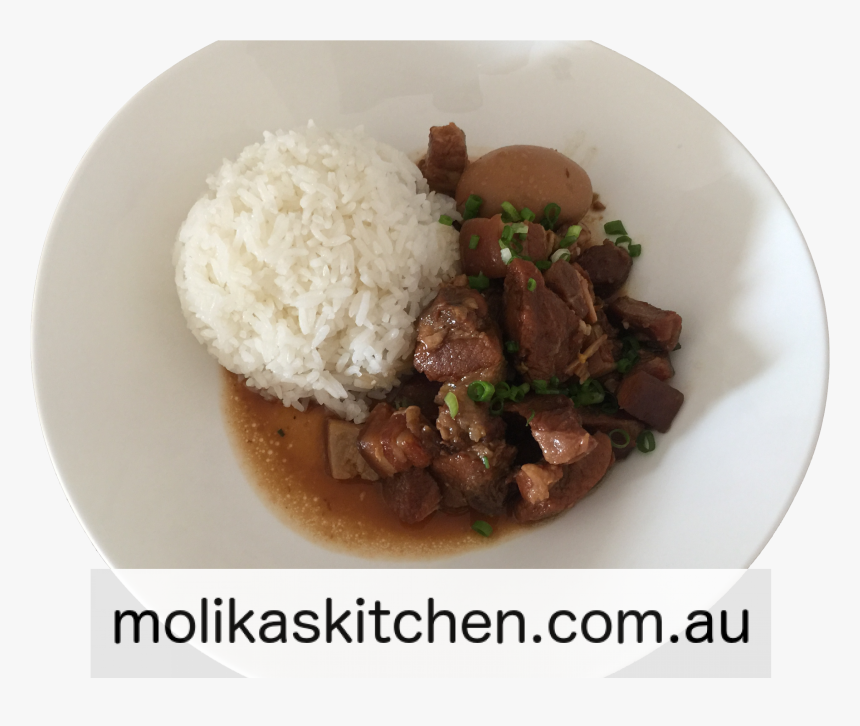 Braised Pork, Egg & Rice , Png Download - White Rice, Transparent Png ...
