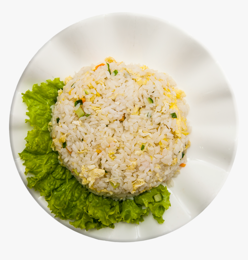 Rice Fried With Vegetables And Egg - Steamed Rice, HD Png Download ...