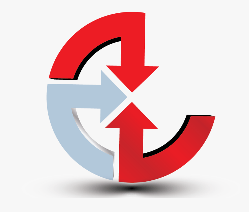 Arrow Logo Design Png - Top Down Vs Bottom Up Community Development ...