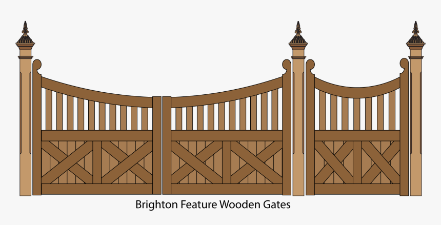 Wooden Gate Gate Clip Art, HD Png Download , Transparent Png Image ...