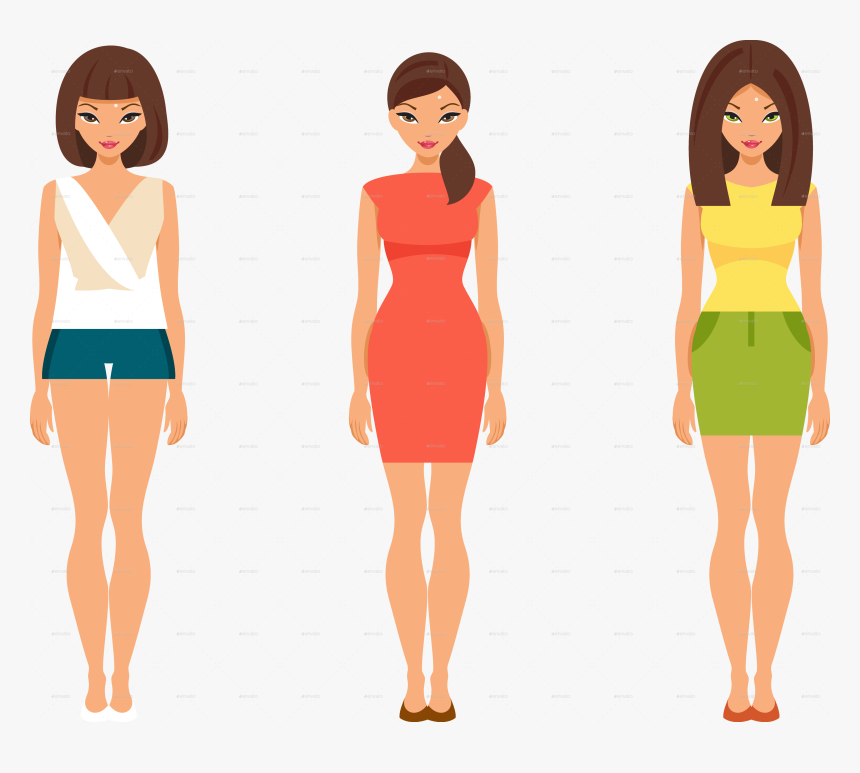 Girl Clothes Cartoon