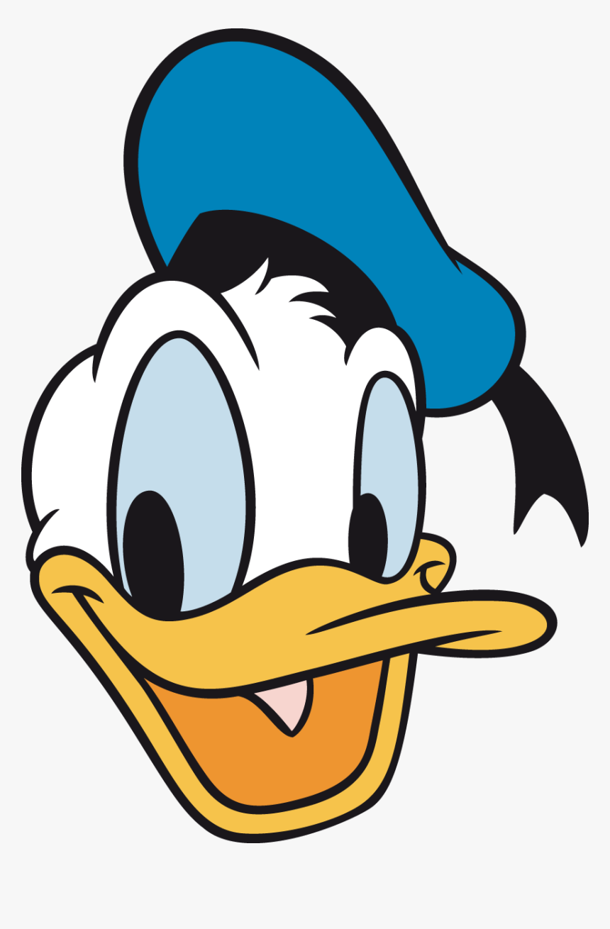 Donald Duck Head Silhouette