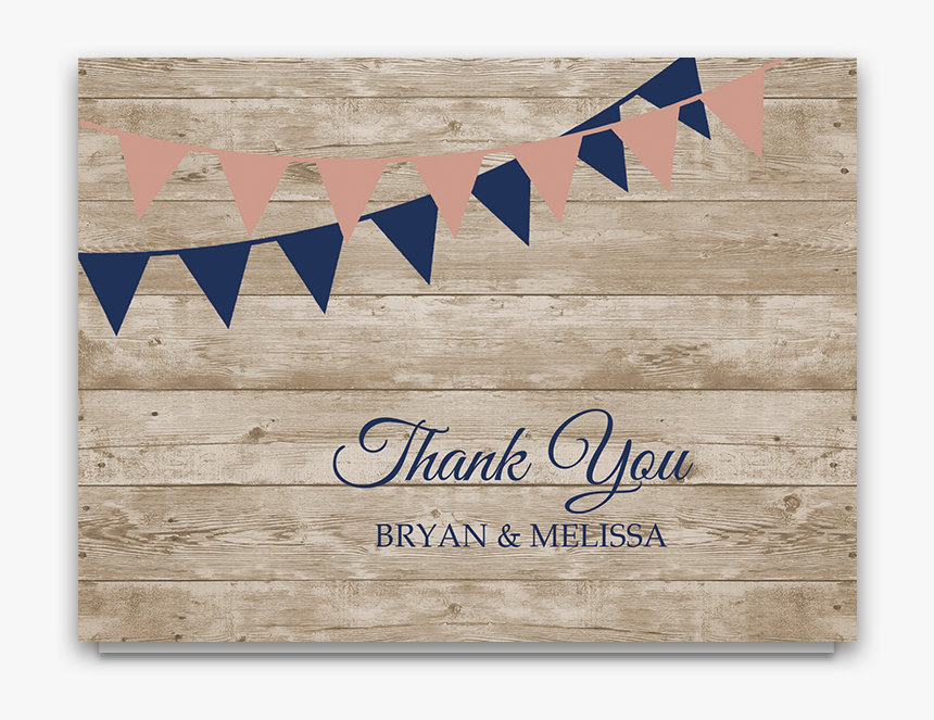 Rustic Wedding Thank You Cards Barn Wood Navy Blue - Thank You Rustic ...