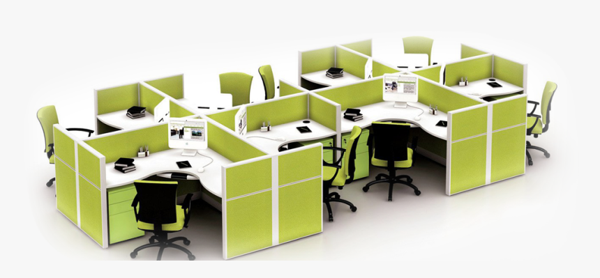 Modular Office Work Station, HD Png Download , Transparent Png Image ...
