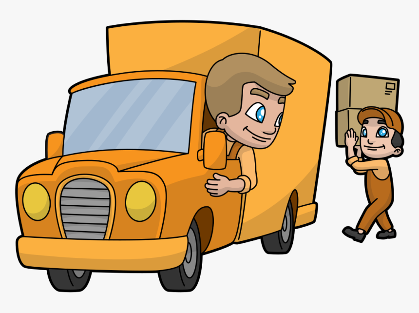Animated Clipart Delivery Truck, HD Png Download , Transparent Png ...