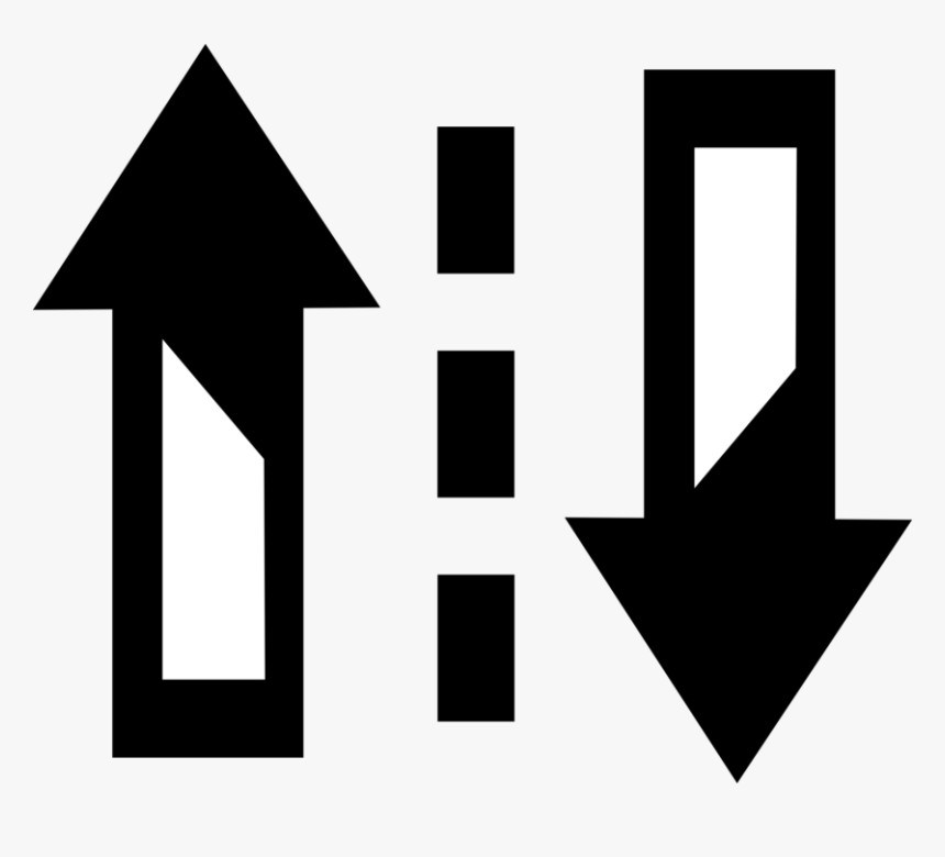 Arrows Vector Direction - Traffic Flow Sign Png, Transparent Png ...