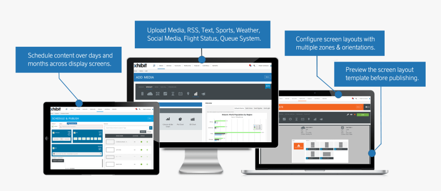 Digital Information Boards - Digital Signage, HD Png Download ...