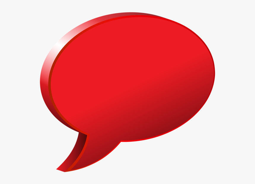 Speech Bubble Red Transparent Png Image - Red Speech Bubble Png, Png ...