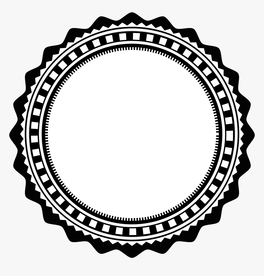 Fancy Badge Transparent Circle Logo Template HD Png Download 
