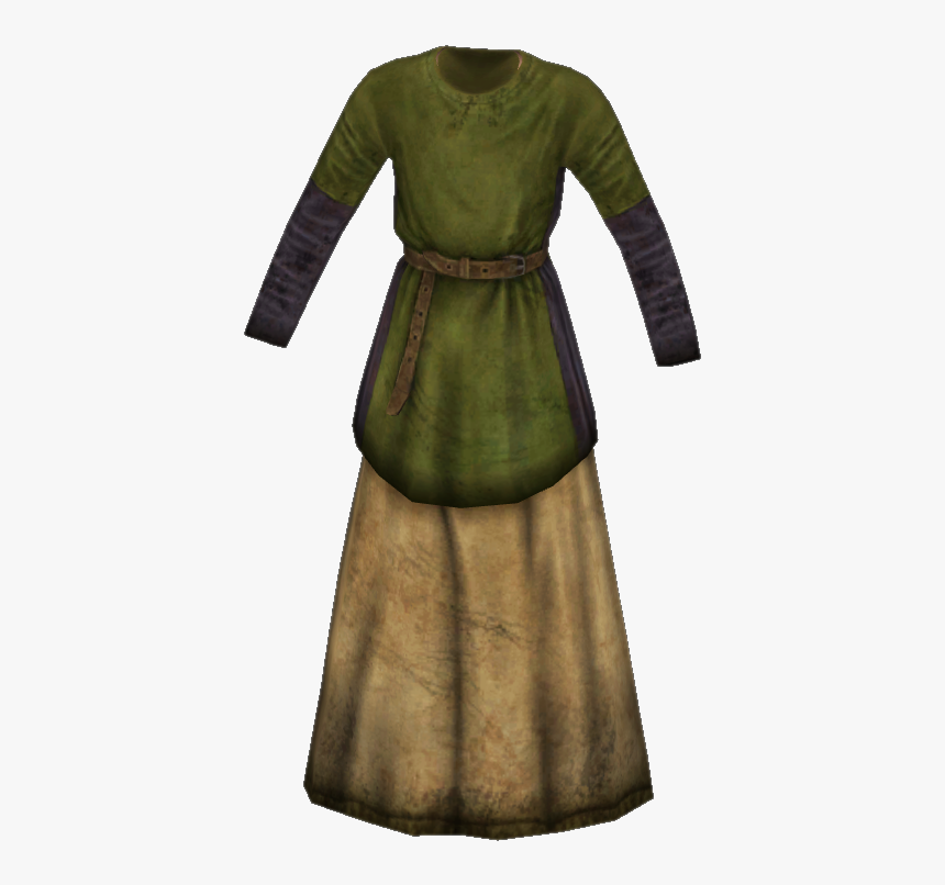 Girl Gown Png - Girls Grey Dress Skyrim, Transparent Png , Transparent ...