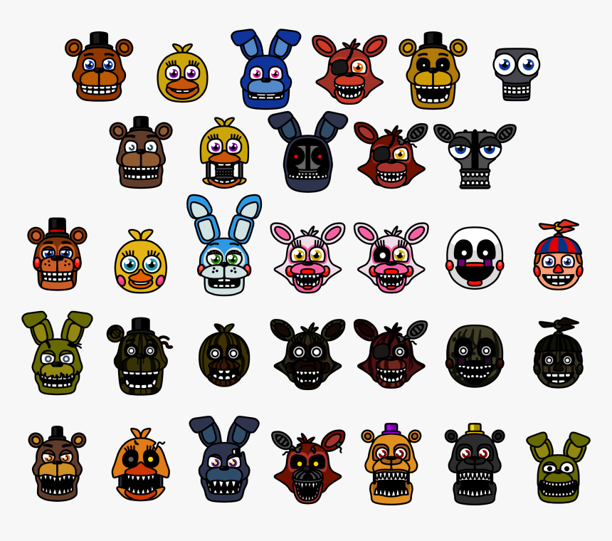 View Media - Fnaf All Characters, HD Png Download , Transparent Png ...