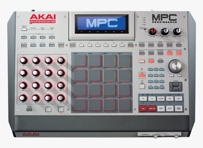 Akai Mpcren Main - Akai Mpc Renaissance, HD Png Download , Transparent ...