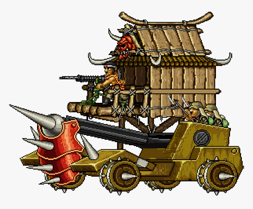 Transparent Metal Slug Png - Commando 2 Games Soldier, Png Download ...