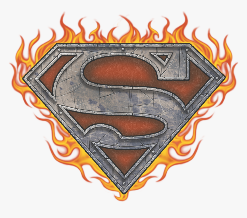 Product Image Alt - Superman Symbol On Fire, HD Png Download ...