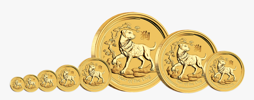 Year Of The Dog Gold Coin, HD Png Download , Transparent Png Image ...