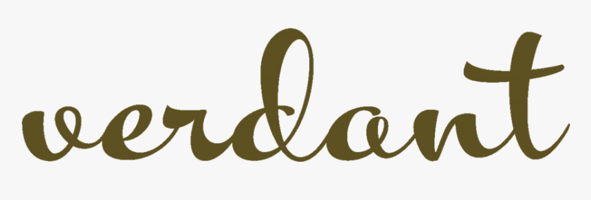 Verdant Logo Chocolate Png - Calligraphy, Transparent Png , Transparent ...